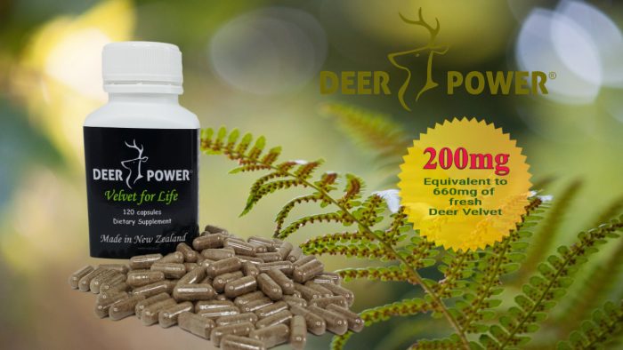 Deer Velvet Antler 120 Capsules 250mg - Deer Velvet Capsules New Zealand
